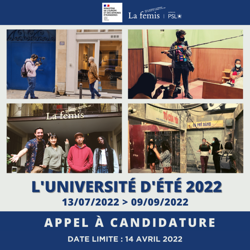 Summer School programme La Femis - French Institute in India